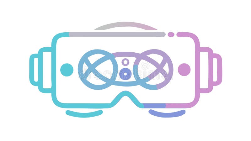 Virtual Reality Goggles Icon for Gaming and Immersive Experiences ...