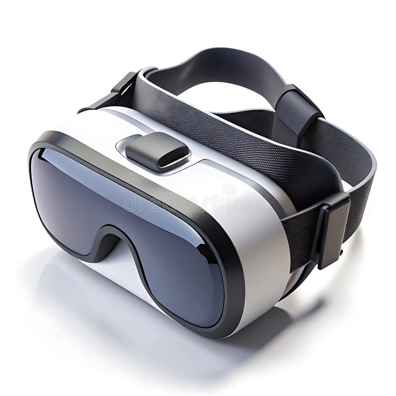 Virtual Reality Googles Headset, Vr Googles Isolated on a White ...