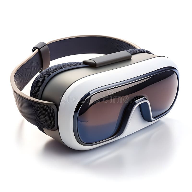 Virtual Reality Googles Headset, Vr Googles Isolated on a White ...