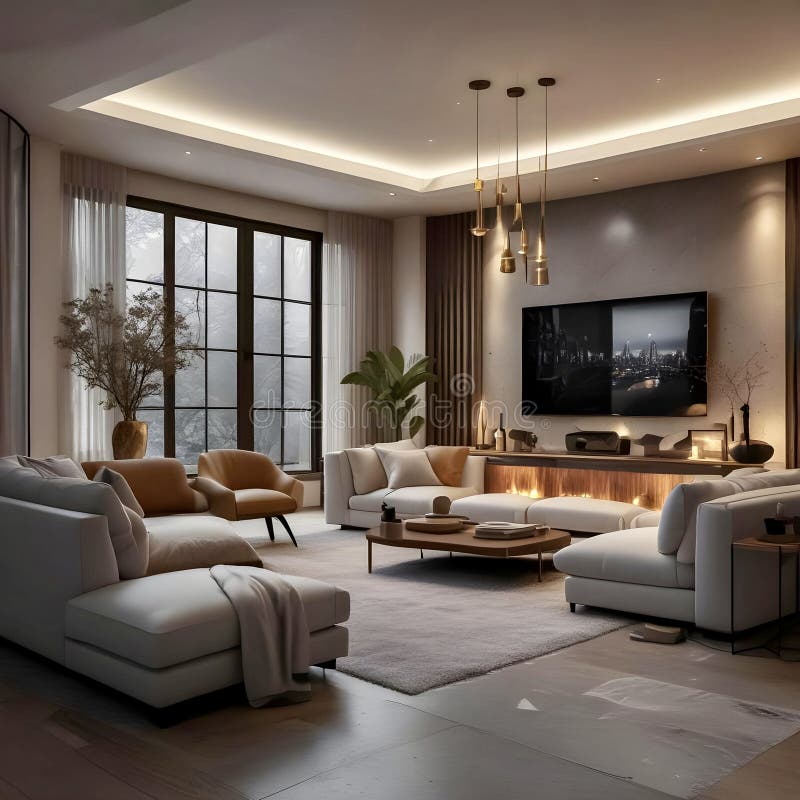 Virtual Reality Has Completely Transformed Interior Design. Stock Photo ...