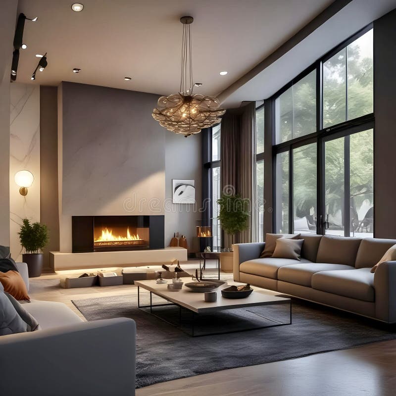 Virtual Reality Has Completely Transformed Interior Design. Stock Photo ...