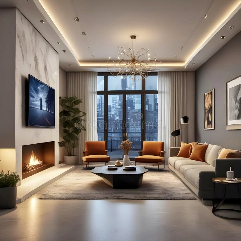 Virtual Reality Has Completely Transformed Interior Design. Stock Photo ...