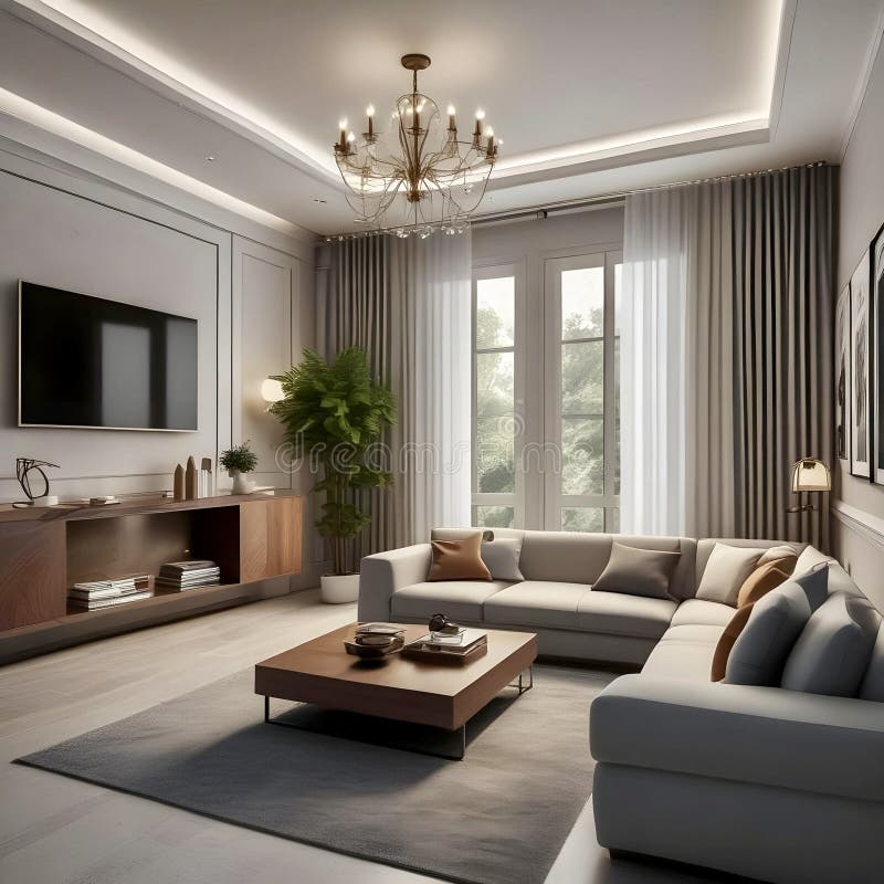 Virtual Reality Has Completely Transformed Interior Design. Stock ...