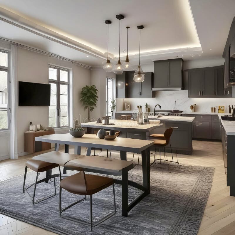 Virtual Reality Has Completely Transformed Interior Design. Stock Photo ...