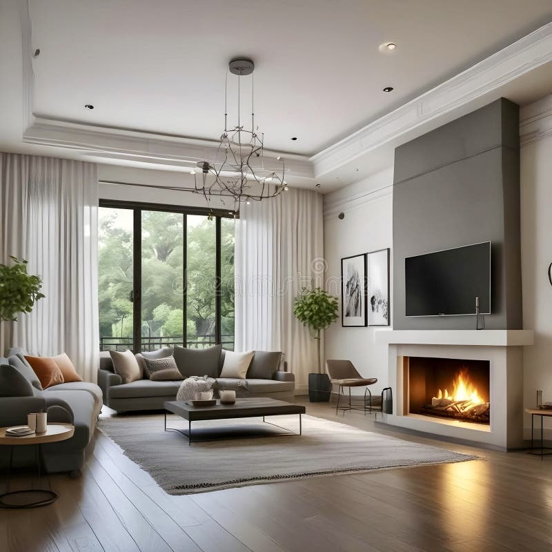 Virtual Reality Has Completely Transformed Interior Design. Stock Photo ...