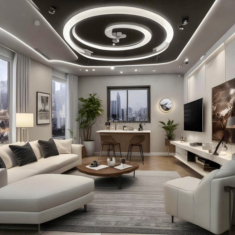 Virtual Reality Has Completely Transformed Interior Design. Stock Image ...