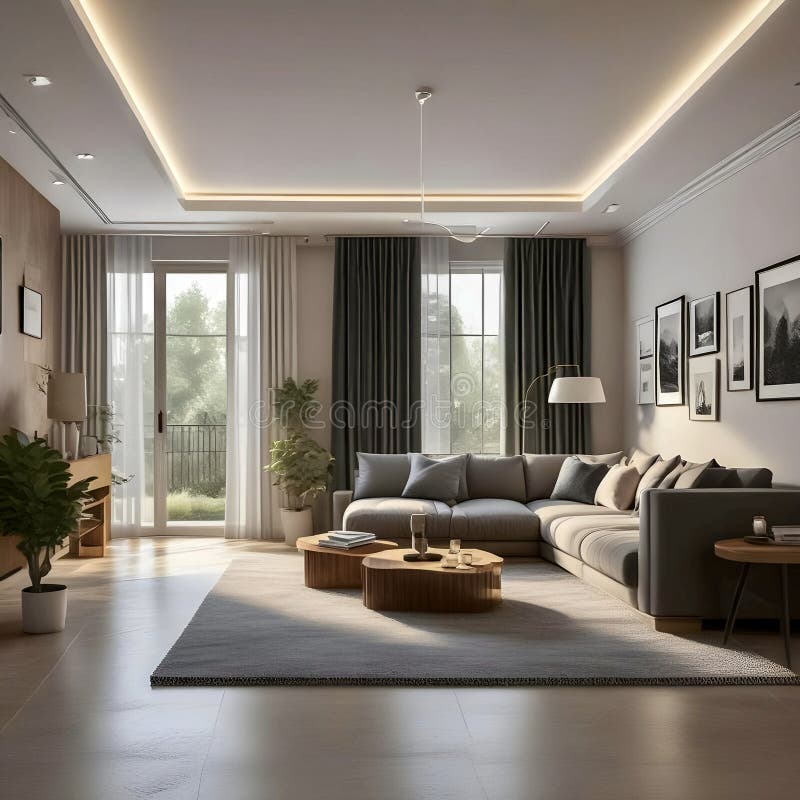 Virtual Reality Has Completely Transformed Interior Design. Stock Photo ...