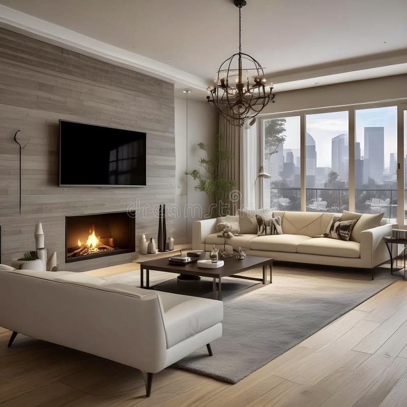 Virtual Reality Has Completely Transformed Interior Design. Stock Photo - Image of dinner ...