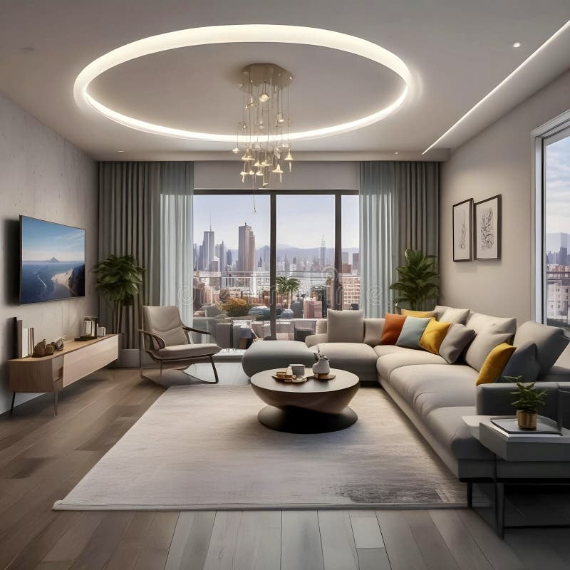 Virtual Reality Has Completely Transformed Interior Design. Stock Photo ...