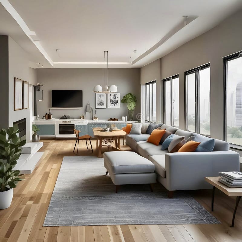 Virtual Reality Has Completely Transformed Interior Design. Stock Photo ...