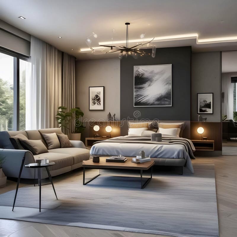 Virtual Reality Has Completely Transformed Interior Design. Stock Photo ...