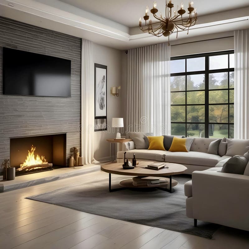 Virtual Reality Has Completely Transformed Interior Design. Stock Image ...