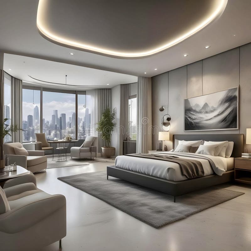 Virtual Reality Has Completely Transformed Interior Design. Stock Photo ...