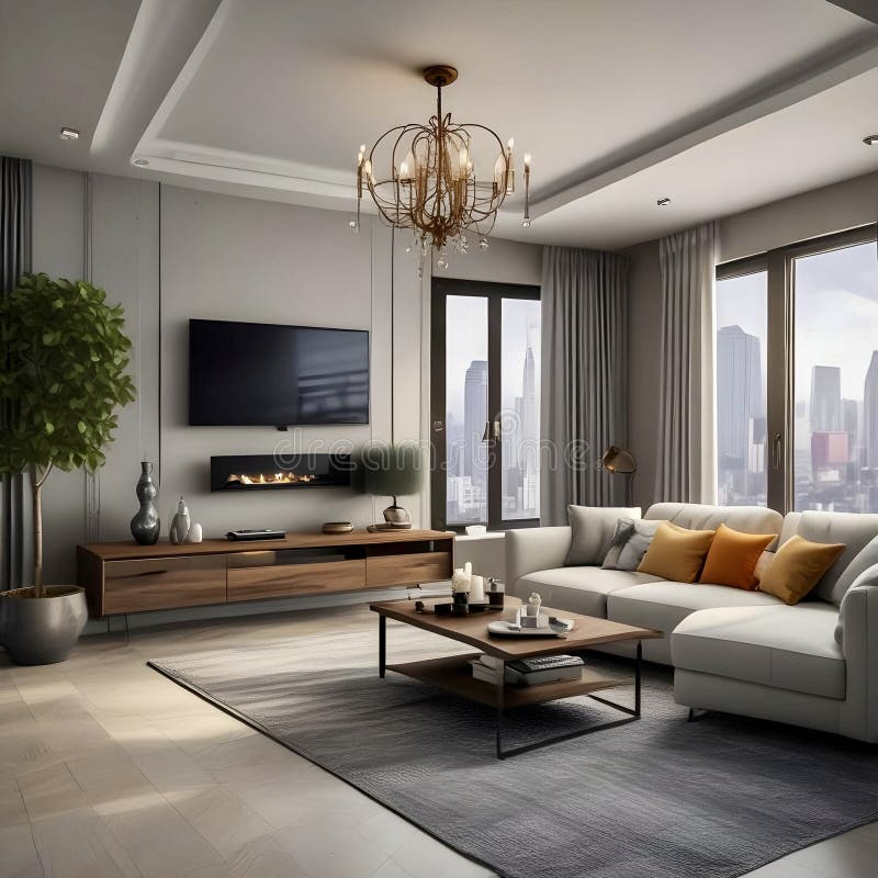 Virtual Reality Has Completely Transformed Interior Design. Stock Photo ...