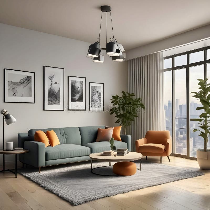 Virtual Reality Has Completely Transformed Interior Design. Stock Photo ...