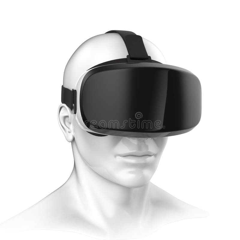 Virtual Reality Headset 3d Rendering Stock Illustration - Illustration ...