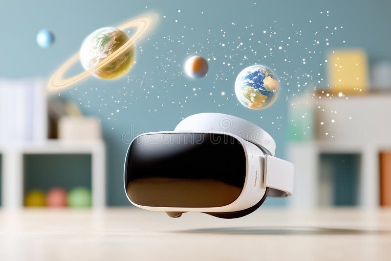 Virtual Reality Headset Displays Floating Planets in an Imaginative ...
