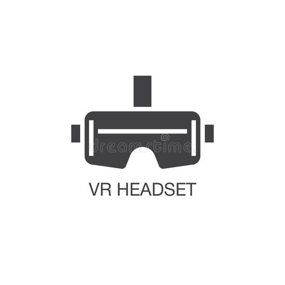 Virtual Reality Headset Icon Vector, Solid Logo Illustration, Pi Stock ...
