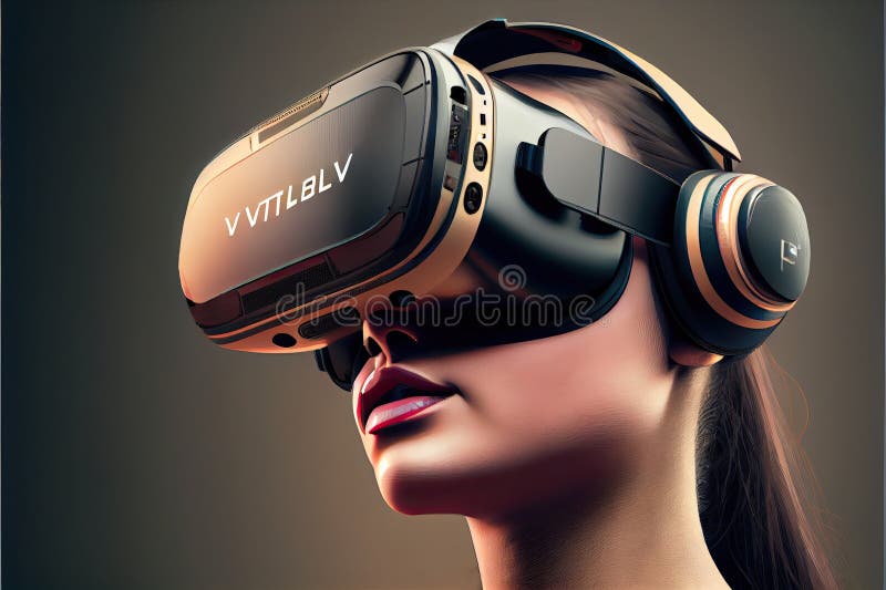 Virtual Reality Headset - Metaverse - Meta Technology - Generative Ai ...