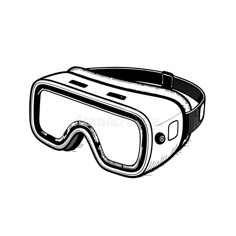 Virtual Reality Headset Modern Design for Gaming Technology Experience ...