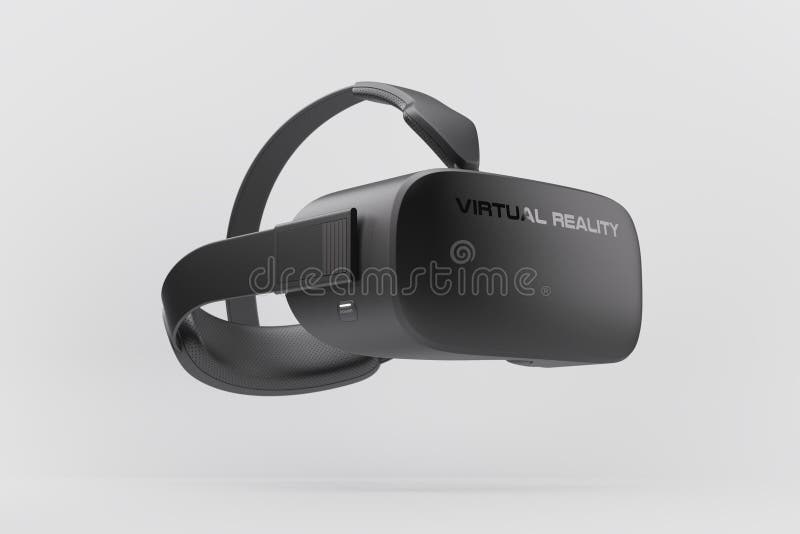 Virtual Reality helmet stock illustration. Illustration of gear - 91956550