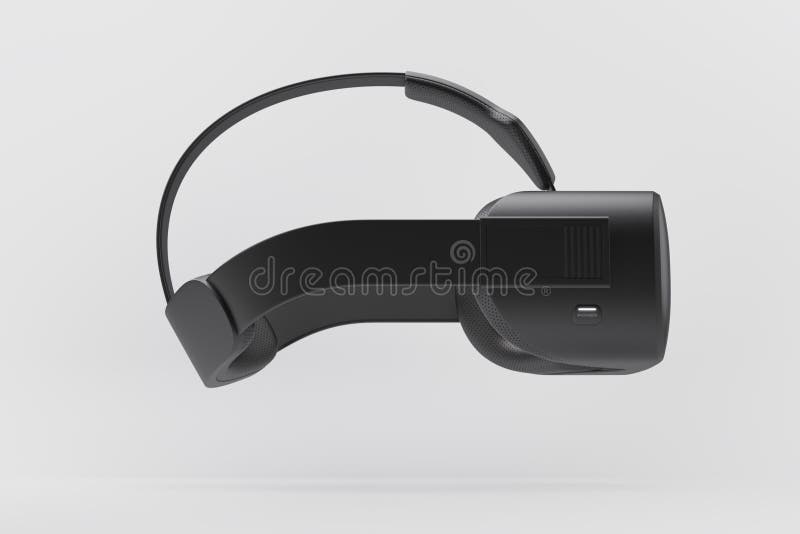 Virtual Reality helmet stock illustration. Illustration of reality ...