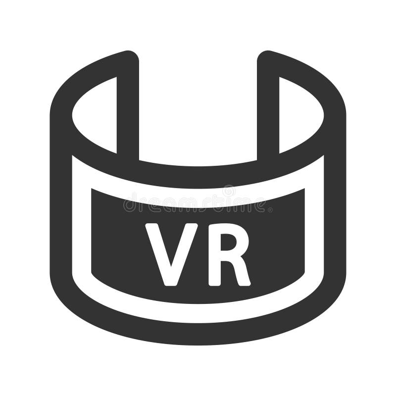 Virtual reality icon stock vector. Illustration of eality - 286931778