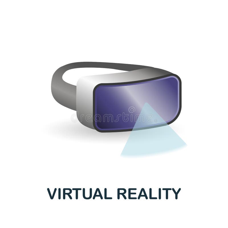 Virtual Reality Icon. 3d Illustration from Future Technology Collection ...