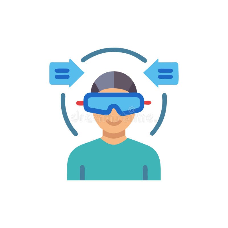 Virtual Reality Icon for Immersive Experiences Stock Image ...