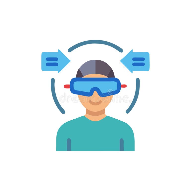 Virtual Reality Icon for Immersive Experiences Stock Image ...