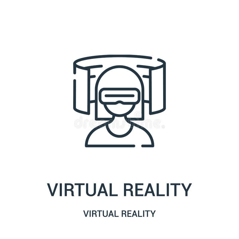 Vr Platform Icon Vector from Virtual Reality Collection. Thin Line Vr ...