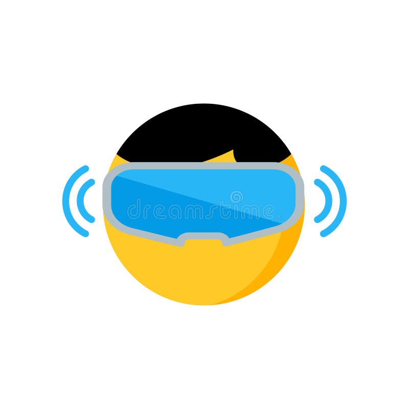 Virtual Reality Icon Vector Sign and Symbol Isolated on White ...