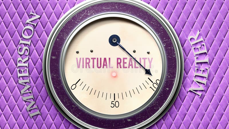 Virtual Reality and Immersion that is Hitting a Full Scale, Showing a ...