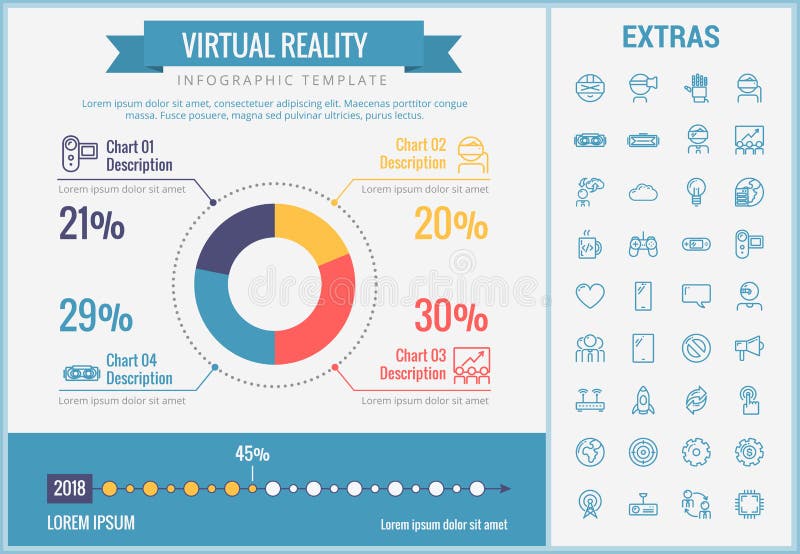 Virtual Reality Infographic Template and Elements. Stock Vector ...