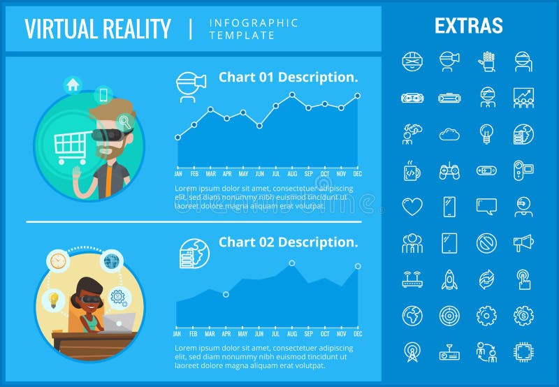 Virtual Reality Infographic Template and Elements. Stock Vector ...