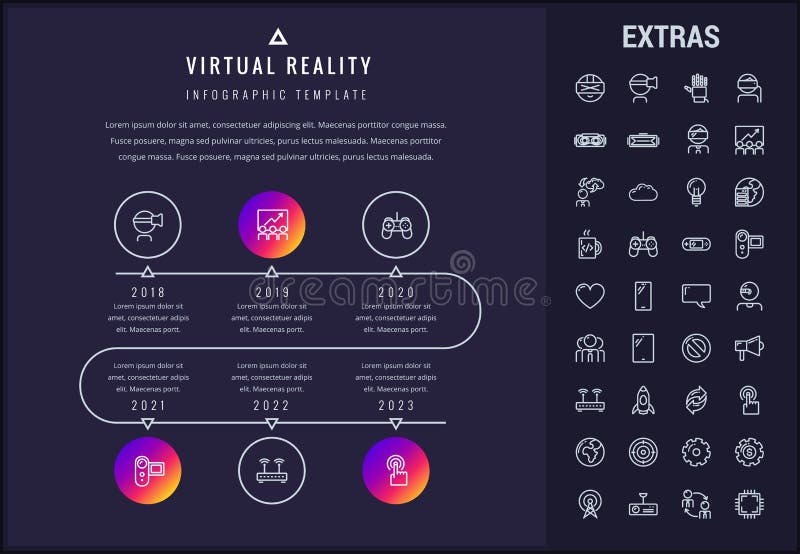 Virtual Reality Infographic Template and Elements. Stock Vector ...