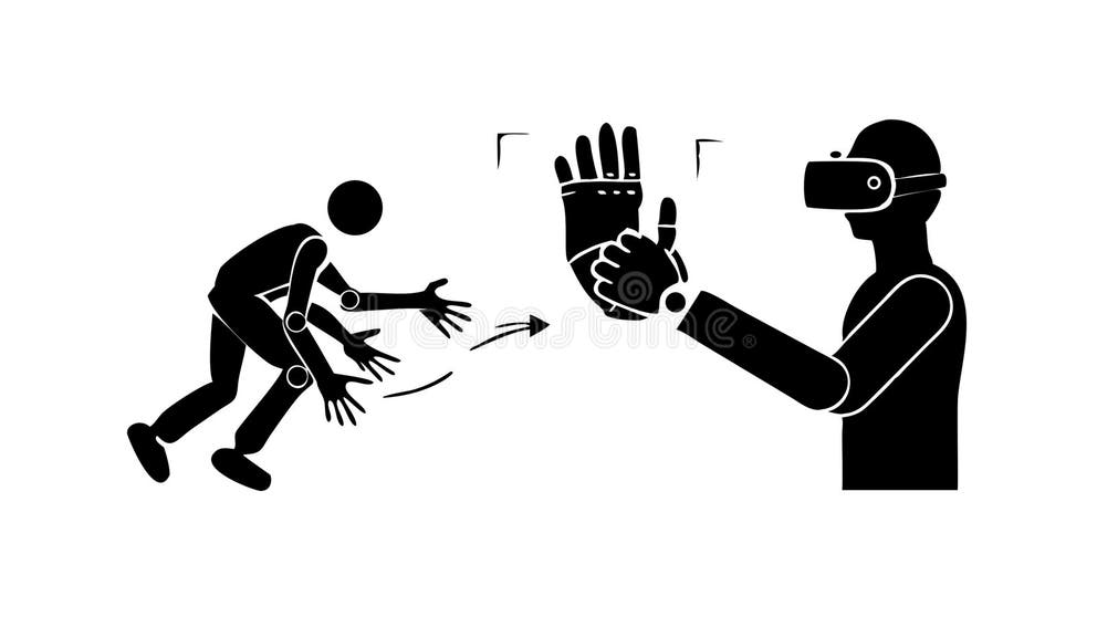 Virtual Reality Interaction: Hand Gestures in VR, Vector Design ...