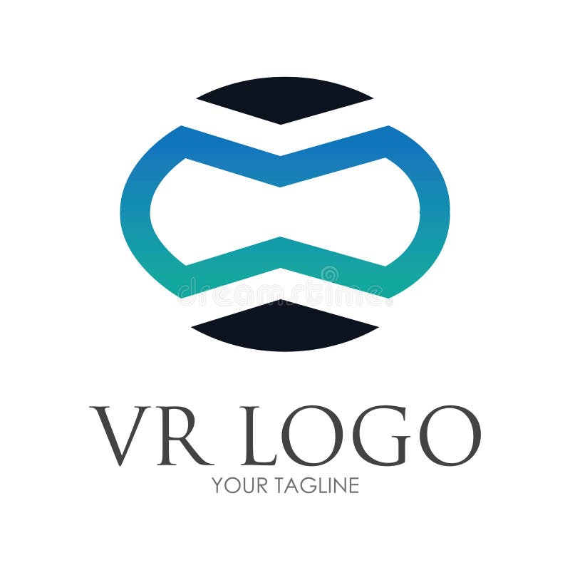 Virtual Reality Logo Illustration Design Template - Vector Stock ...