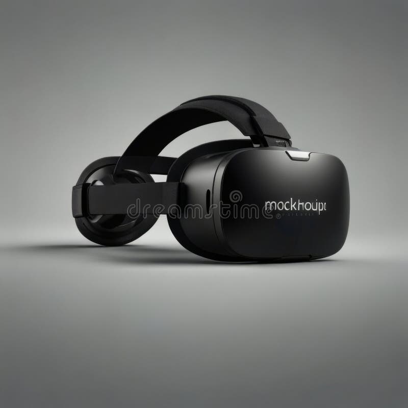 Virtual Reality Mockup,screen Mockup. Virtual Reality Goggles Stock ...