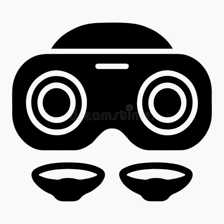 Virtual Reality Motion Sensors Solid Design Stock Illustration ...