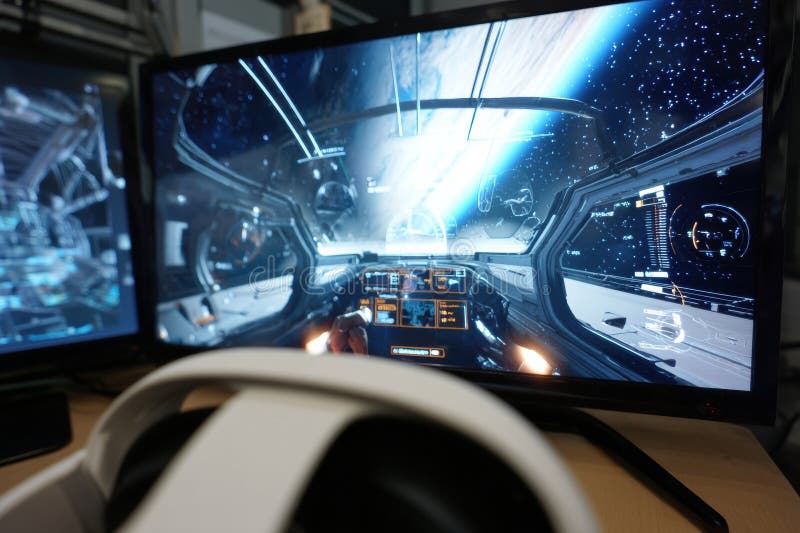 Exploring Virtual Space Immersive Dashboard View Headset Deep ...
