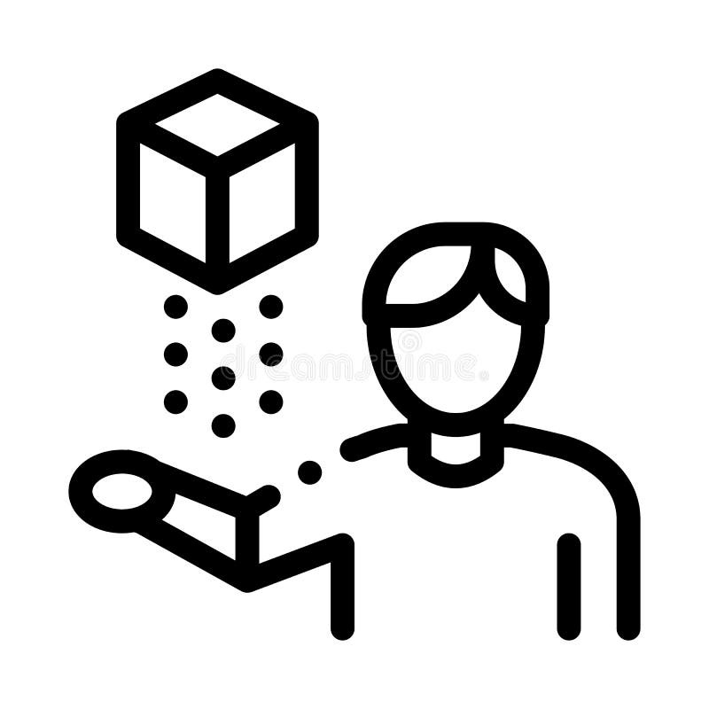 Virtual Reality Representative Icon Vector Outline Illustration Stock ...