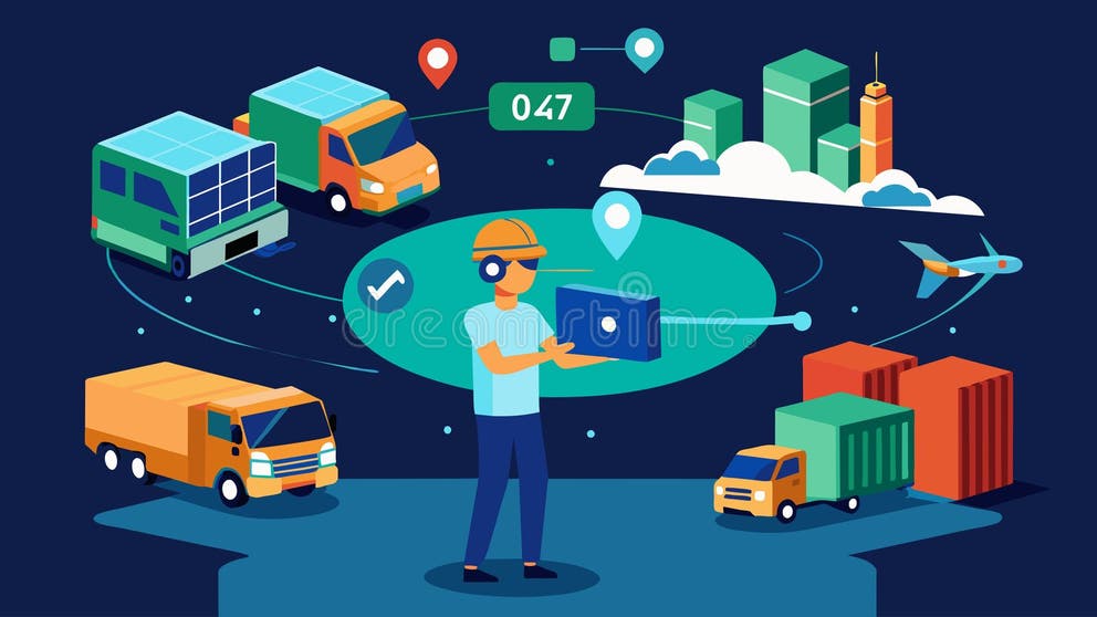 A Virtual Reality Simulation Showcasing the Realtime Tracking of Goods ...