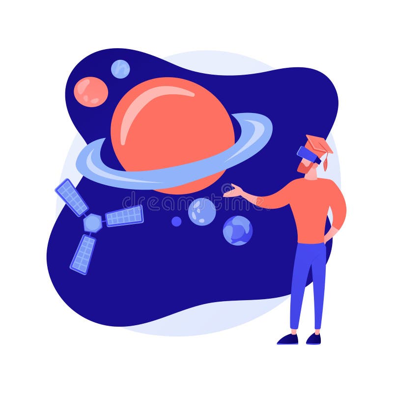 VR Space Exploration Vector Concept Metaphor Stock Vector ...