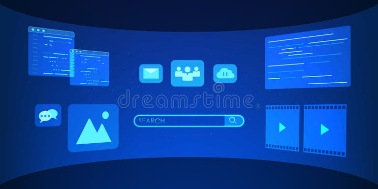 Virtual Reality Technology the Screen Inside the VR,AR Glasses Displays ...