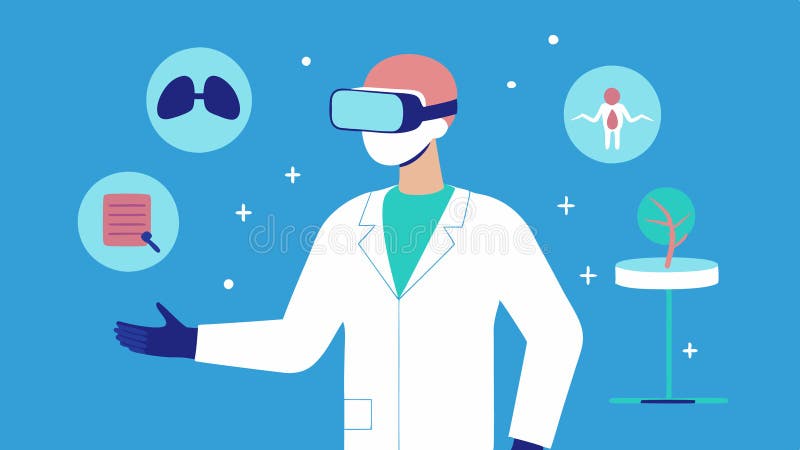 Virtual Reality Training a Medical Professional Wearing Virtual Reality ...