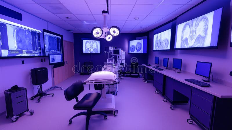 Virtual Reality Training Room Where Medical Interns Learn To Navigate ...