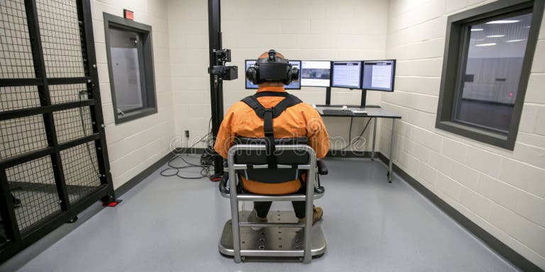 Virtual Reality Training Session in a Controlled Environment with a ...