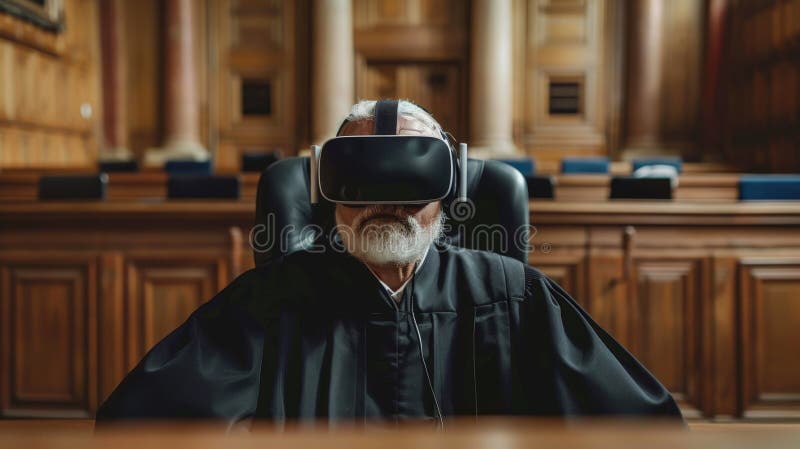 Virtual Reality Trial in a Courtroom Setting with an Elderly Judge ...