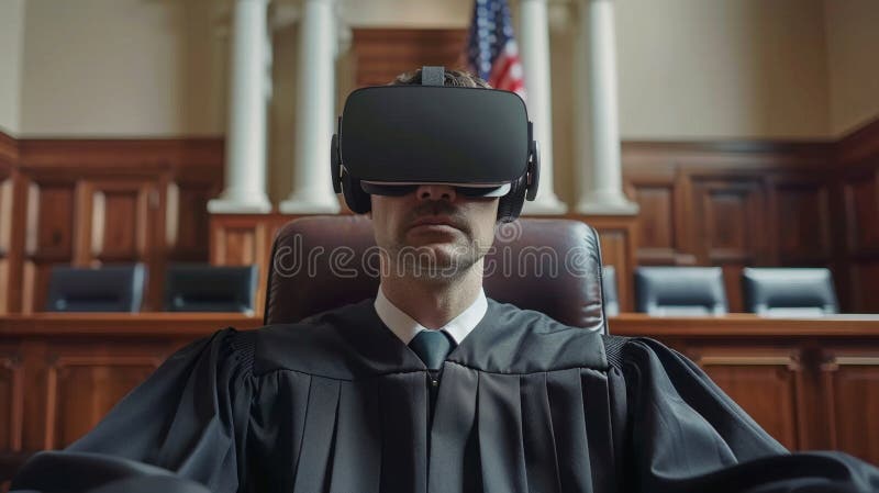 Virtual Reality Trial in a Courtroom Setting with a Judge Immersed in ...